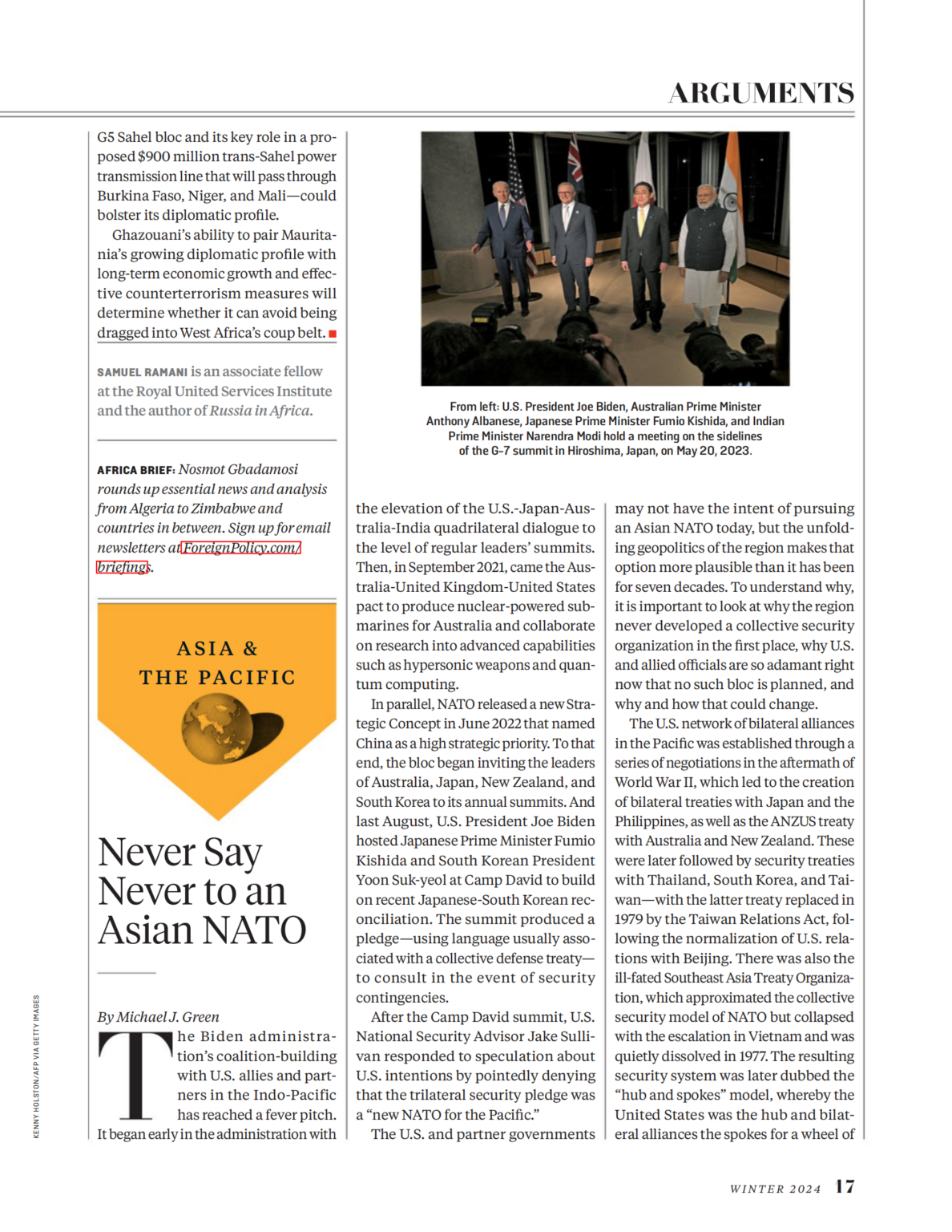 Foreign Policy-外交政策杂志2024年全年合集下载高清电子版PDF网盘订阅-易外刊-英语外刊杂志电子版PDF下载网站