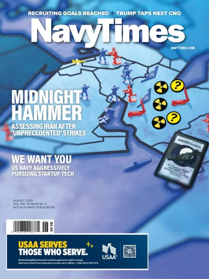 Navy Times-海军时报2025.08月号下载军事杂志订阅-易外刊-英语外刊杂志电子版PDF下载网站